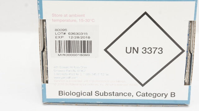 GenPath UN3373 ClariTest A Blood Collection Kit,Biological Substance C ...