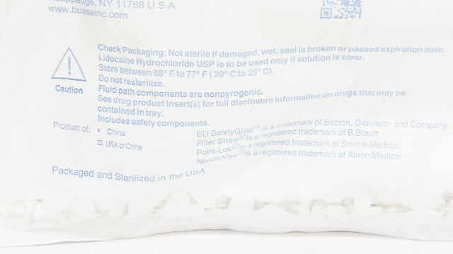 Busse 977 Safety-Deluxe Basic Soft Tissue Biopsy Tray Without Biopsy N ...