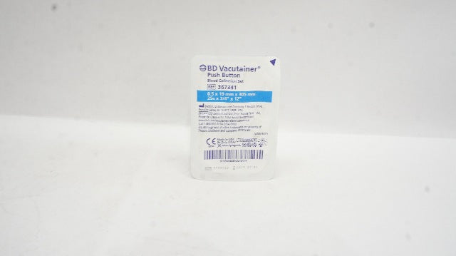 BD 367341 Vacutainer Push Button Blood Collection Set 25G x 3/4 x 12 i ...