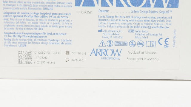 Arrow AS-05500 SnapLock Cath./Syringe Adapter (x) - Box of 25 – Imedicsales