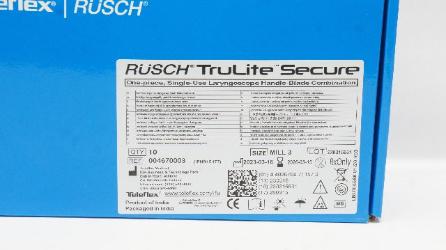 Teleflex 004670003 TruLite Secure Laryngoscope Handle-Blade Mill 3 - B ...