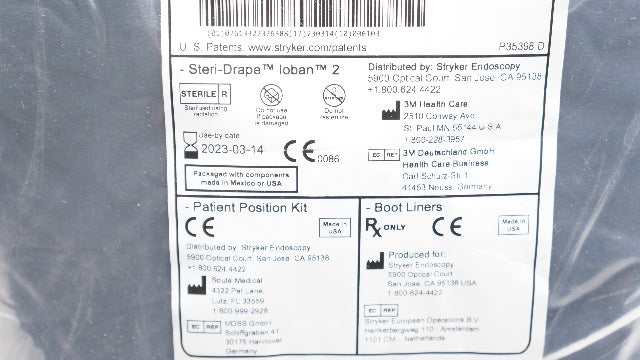 Stryker 3105-000-700 Pivot Guardian, Patient Safety Kit, Small (x ...