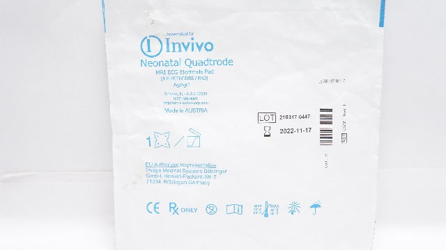 Philips Medical 9372 Invivo Neonatal Quadtrode MRI ECG Electrode Pad ...