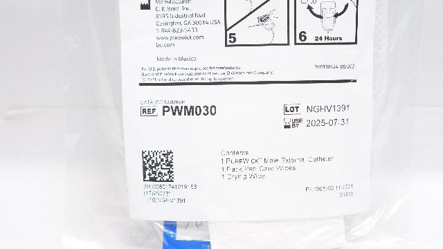 Bard PWM030 PureWick Male External Cath. – Imedicsales