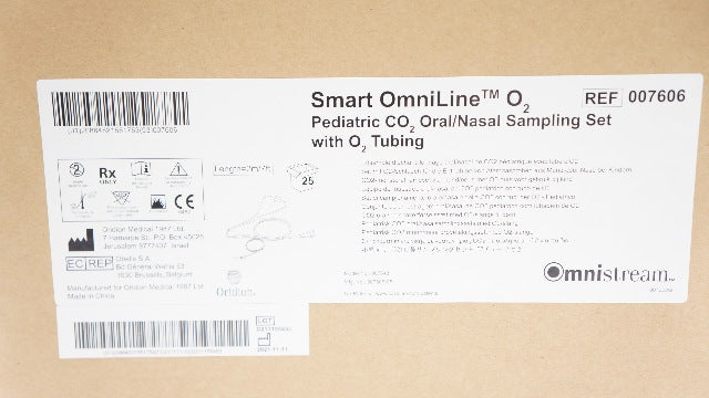 Oridion 007606 Smart OmniLine O2 Pediatric CO2 Oral/Nasal Sampling Set ...