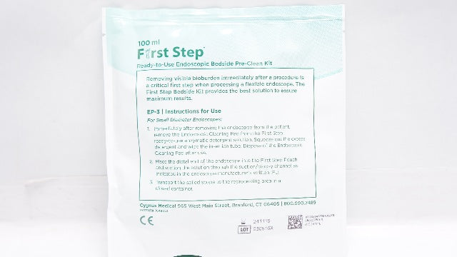 Cygnus Medical EP-3 First Step Flexible Endoscope Bedside Pre-Clean Ki ...