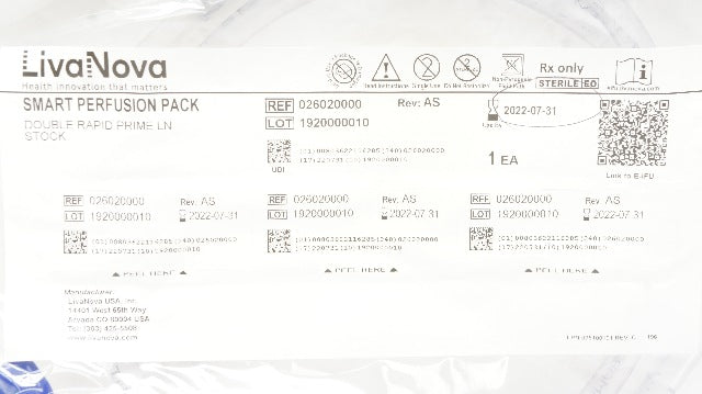 LivaNova 026020000 Smart Perfusion Pack Double Rapid Prime LN Stock (x ...