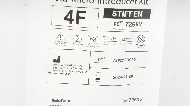 Teleflex 7266V VSI Micro-Introducer Kit 4F (x) – Imedicsales
