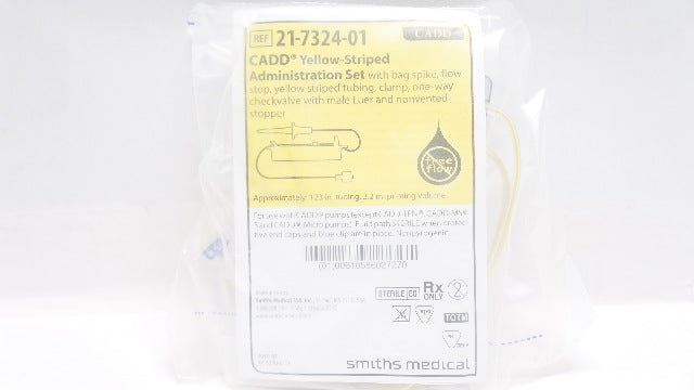 Smiths Medical 21-7324-01 CADD Yellow-Striped Administration Set ...