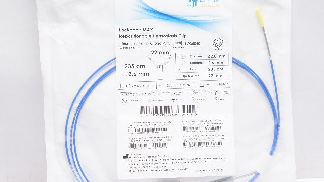 Micro-Tech LOCK-G-26-235-C-N Lockado MAX Repositionable Hemostasis Cli ...