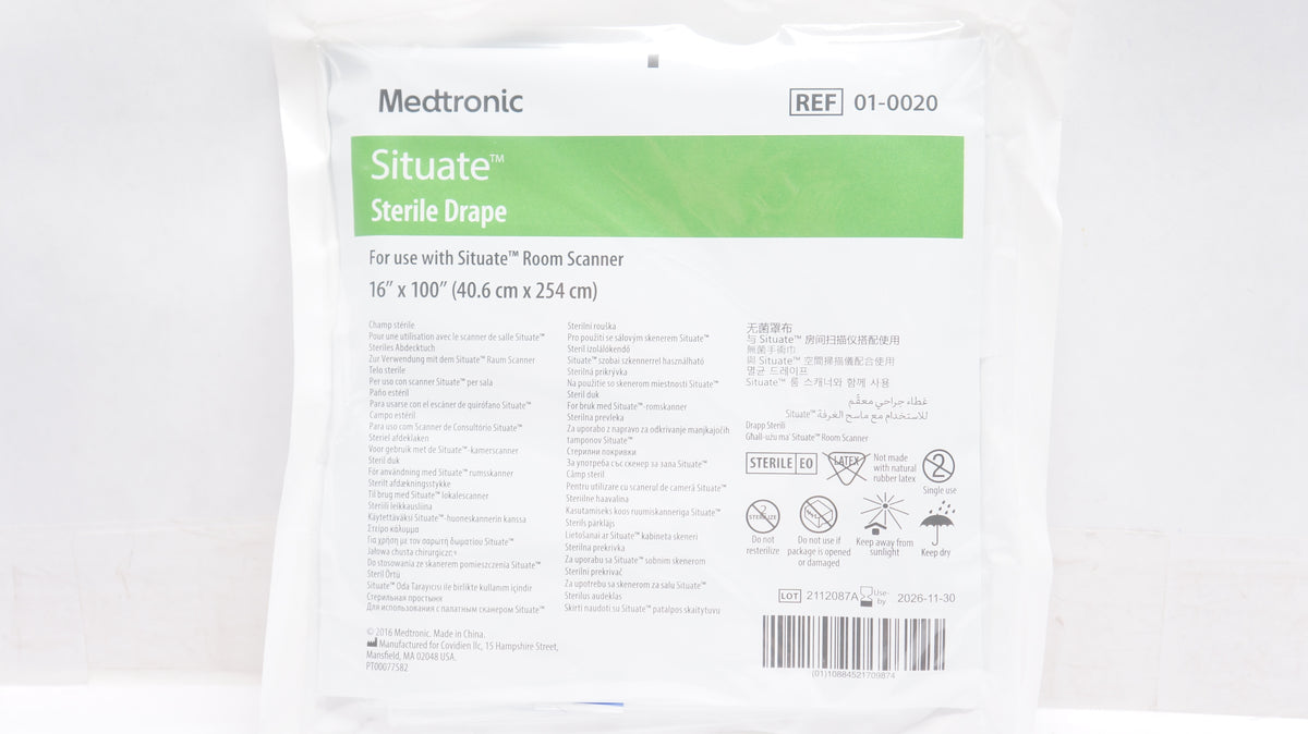 Medtronic 01-0020 Situate Drape For Use w/Situate Room Scanner 16inch ...