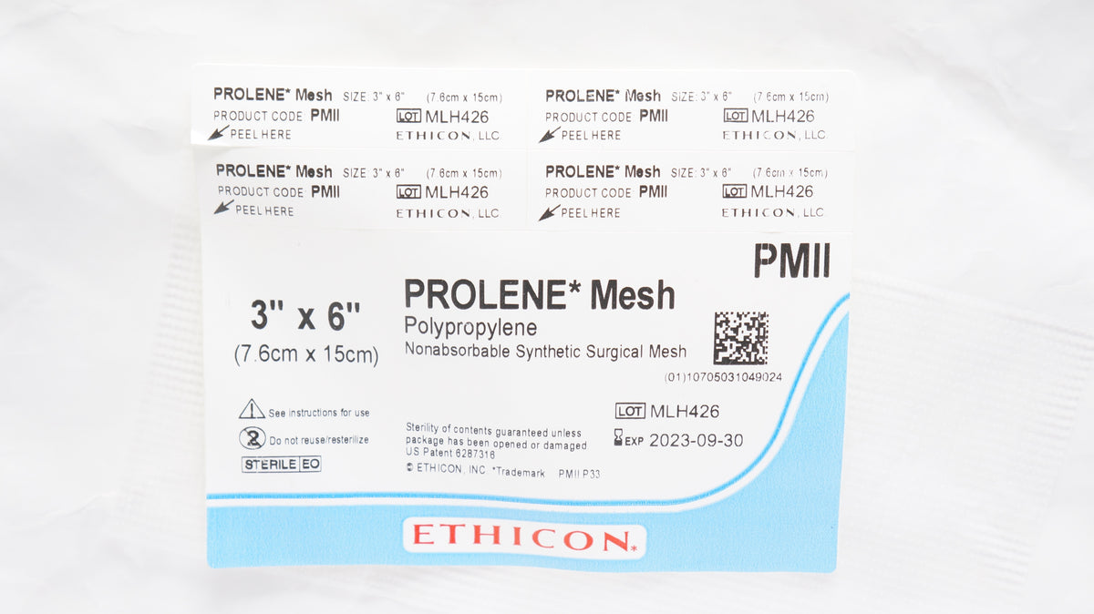 Ethicon PMII PROLENE Mesh 3 x 6inch (x) – Imedicsales