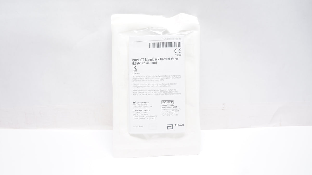 Abbott 1003331 COPILOT Bleedback Control Valve 0.096inch (x) – Imedicsales