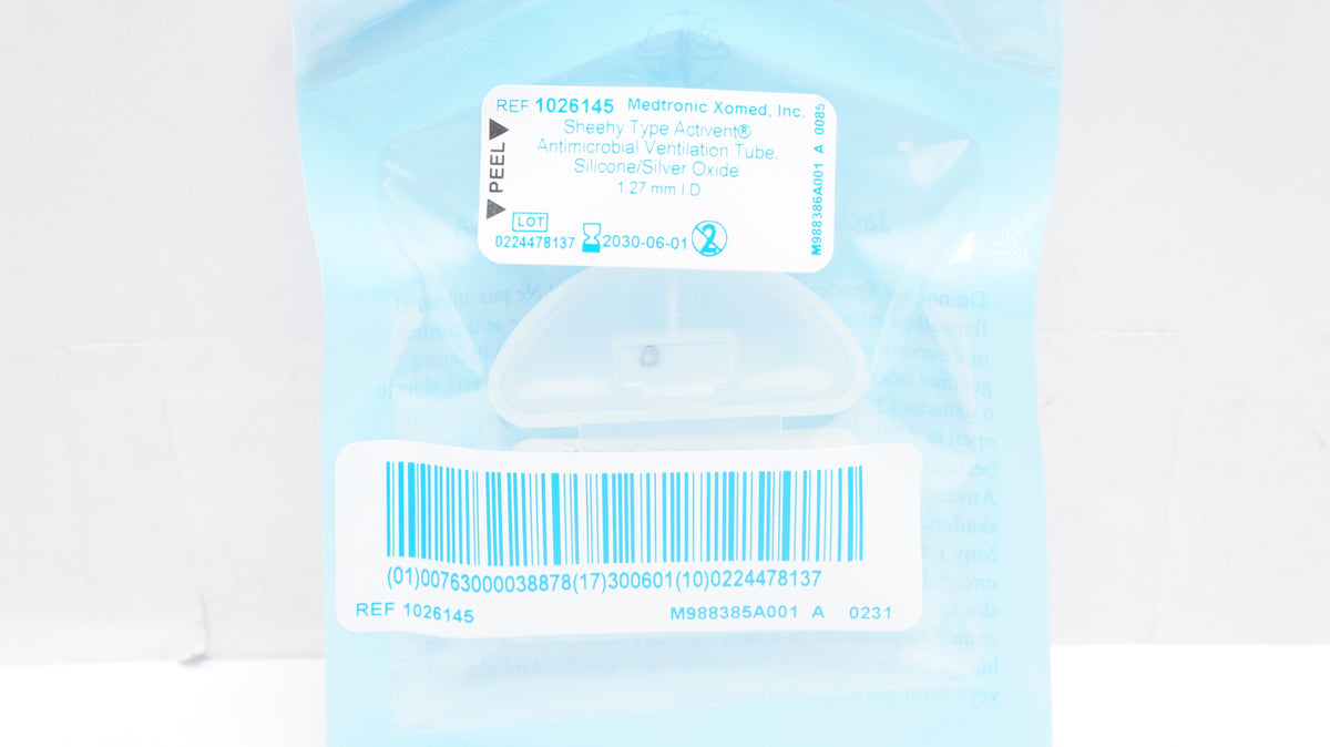 Medtronic 1026145 Sheehy Type Activent Ventilation Tube 1.27mm ...