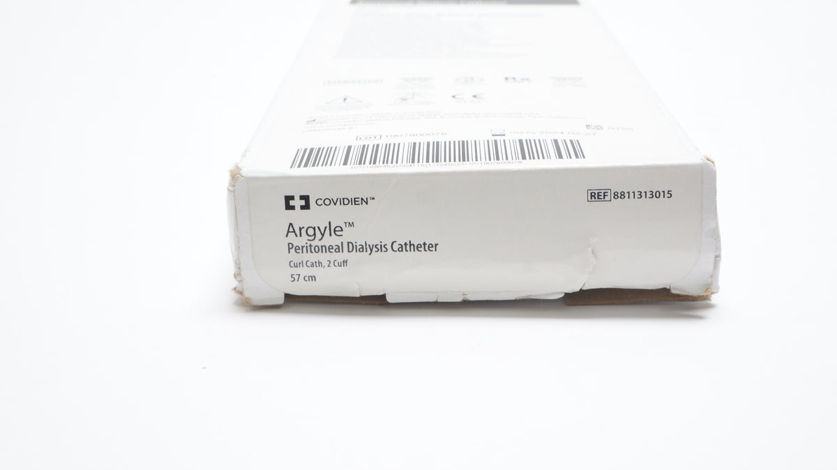 Covidien 8811313015 Argyle Peritoneal Dialysis Cath. Curl Cath, 2 Cuff ...