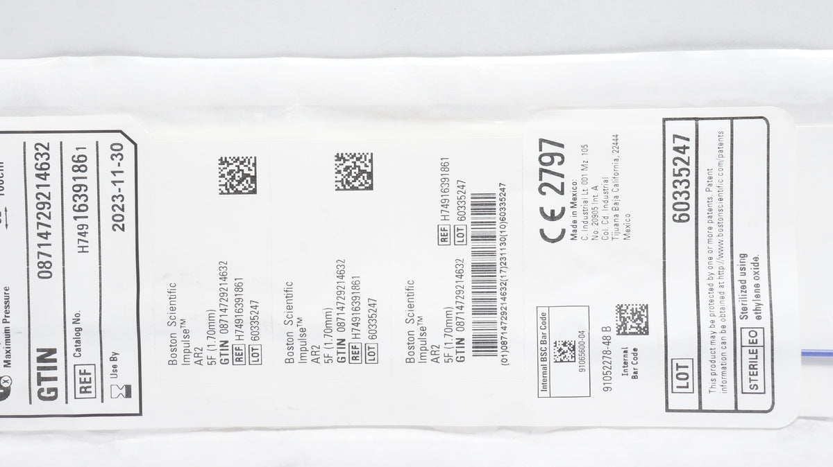 Boston Scientific H74916391861 Impulse Amplatz Right 2 Angiographic Ca ...
