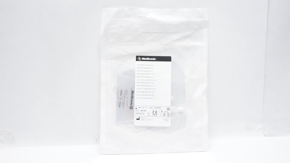 Medtronic 46124 Becker EDMS Drainage Bag, 700mL (x) – Imedicsales