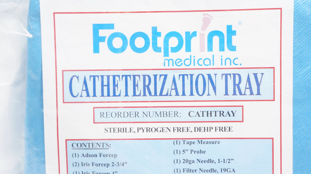 Footprint Medical CATHTRAY Catheterization Tray (x) – Imedicsales