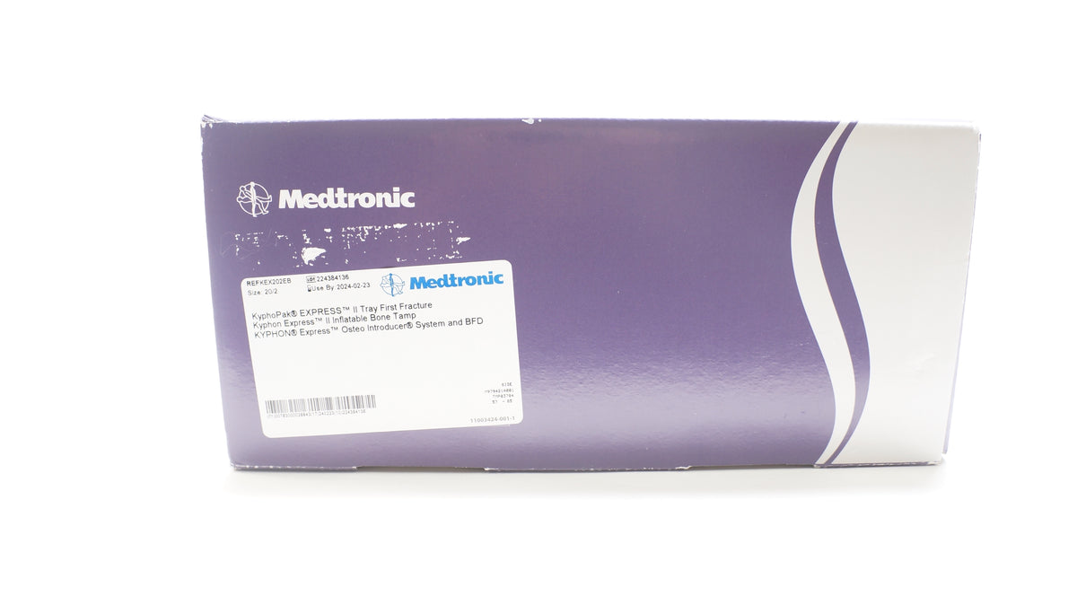 Medtronic KEX202EB Kyphon Balloon Kyphoplasty w/Kyphon Express II IBT ...