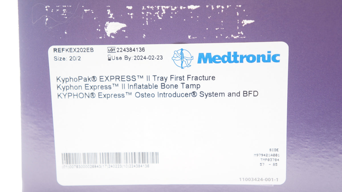 Medtronic KEX202EB Kyphon Balloon Kyphoplasty w/Kyphon Express II IBT ...