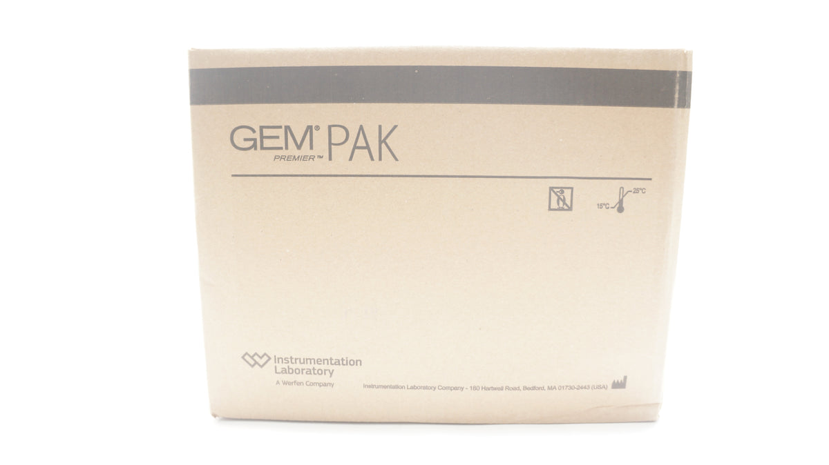 GEM Premier 5000 Pak 00055415010 Sensor & Reagent Cartridge (x) - Case ...