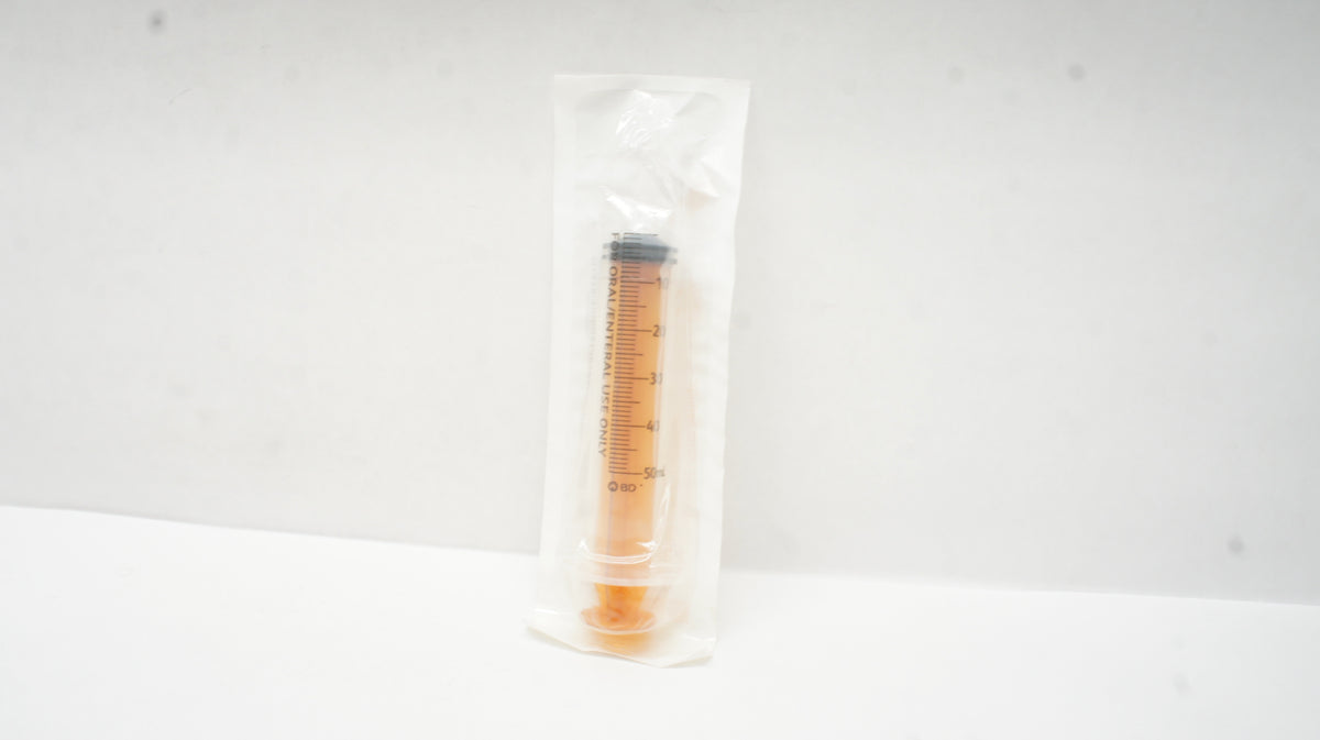BD 305863 Becton 50ml Oral/Enteral Syringe with BD UniVia Connection ...