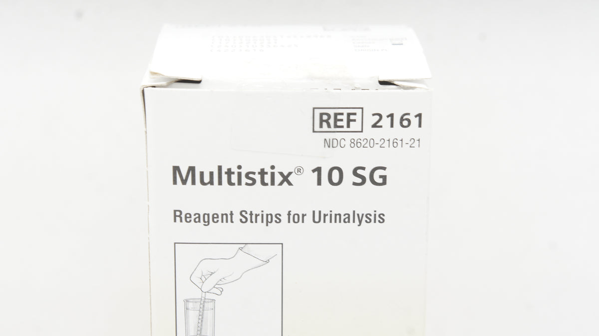 Siemens 2161 Multistix 10 SG Reagent Strips for Urinalysis - Box of 10 ...
