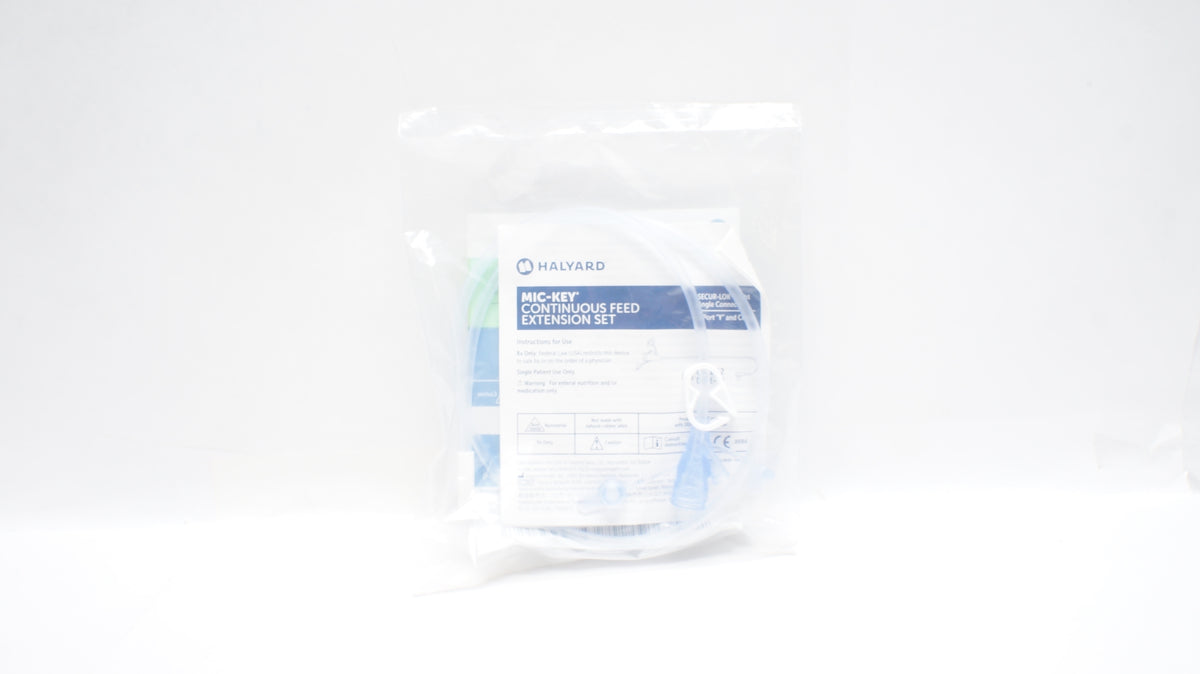 Halyard 0121-24 MIC-KEY Continuous Feed Extension Set 24 inch (x ...