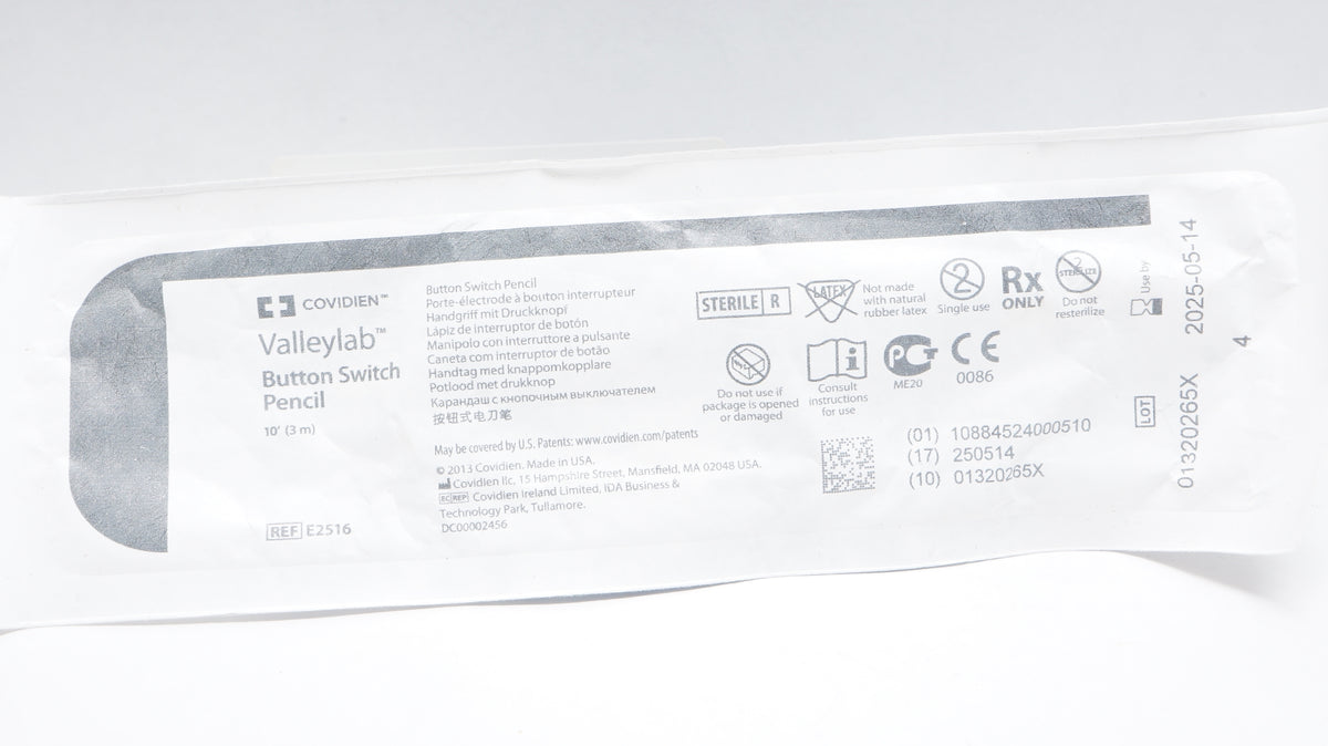 Covidien E2516 Valleylab Button Switch Pencil 10F – Imedicsales