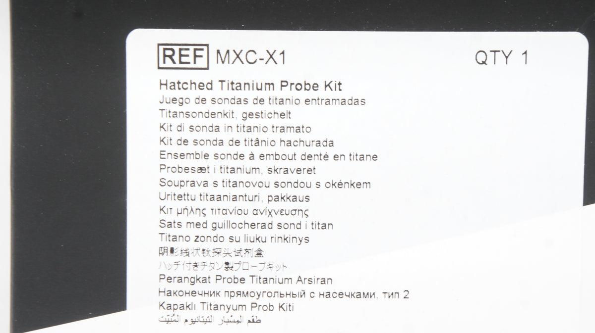 MisoniX MXC-X1 Hatched Titanium Probe Kit (x) – Imedicsales