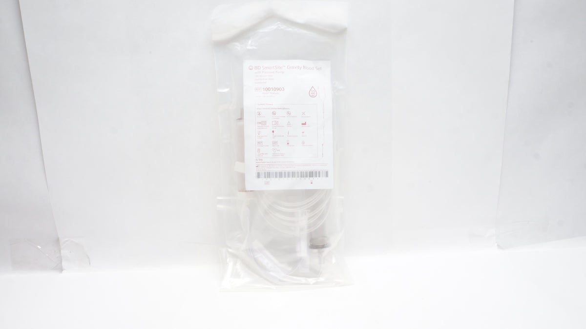 BD 10010903 SmartSite Gravity Blood Set w/Pressure Pump 67ml x 104inch ...