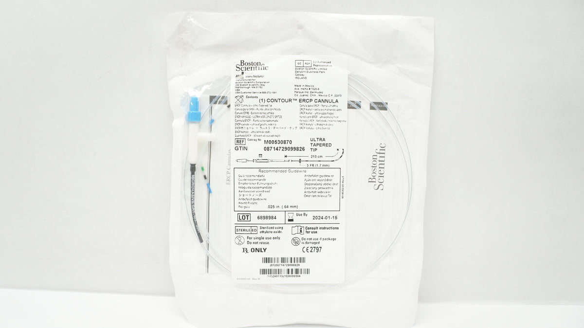 Boston Scientific M00530870 Contour ERCP Cannula Ultra Tapered Tip 5Fr ...