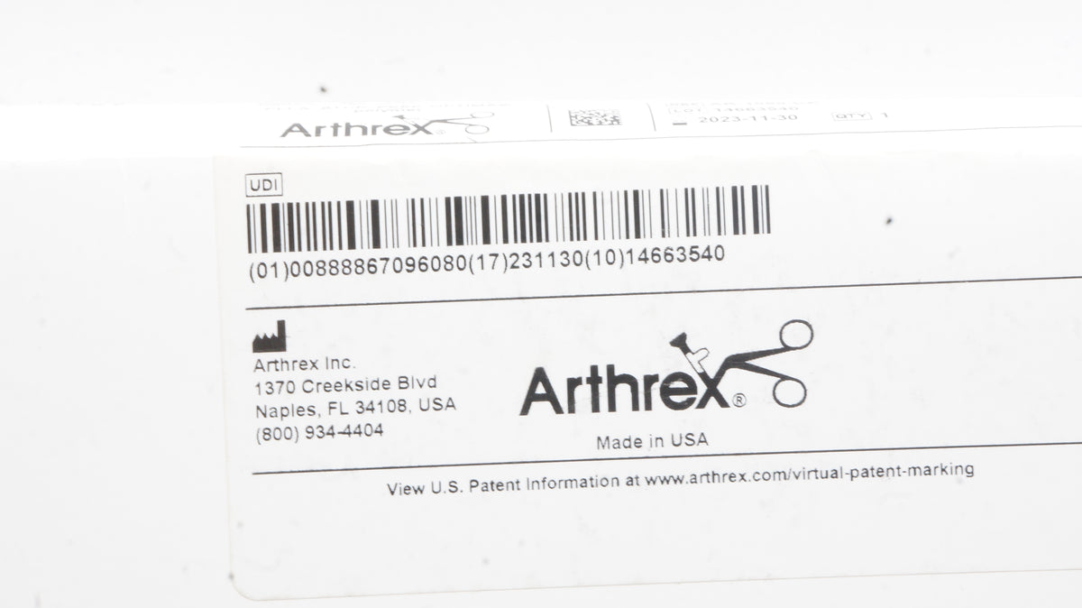 Arthrex AR-1688-CP Peek-Optima Invibio Interna/Brace Implant System (x ...