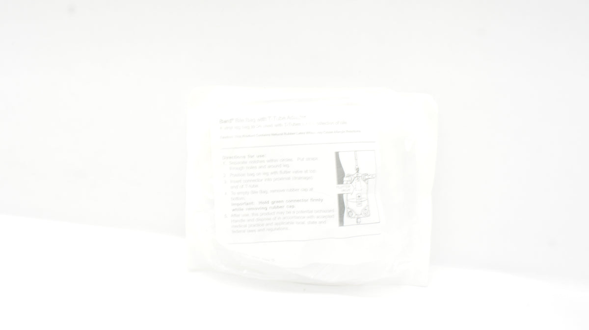 Bard 0015860 Davol Bile Bag Small 9oz. with T-Tube Adapter – Imedicsales