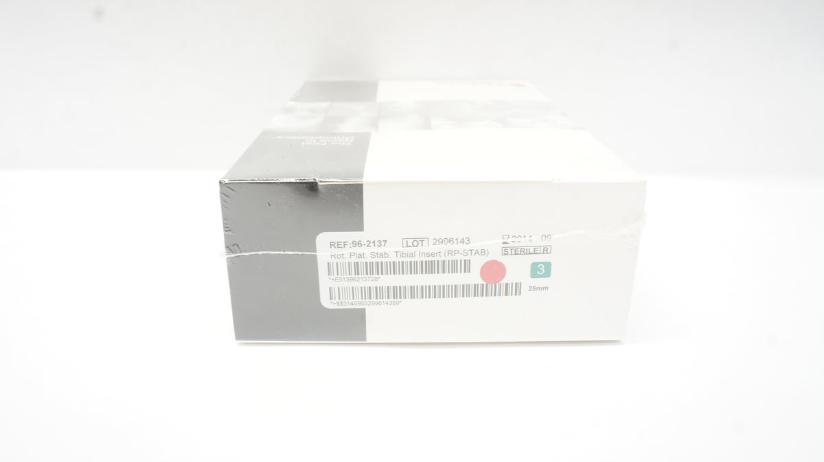 DePuy 96-2137 Rotating Platform Stabilized Tibial Insert 3 x 25mm (x ...