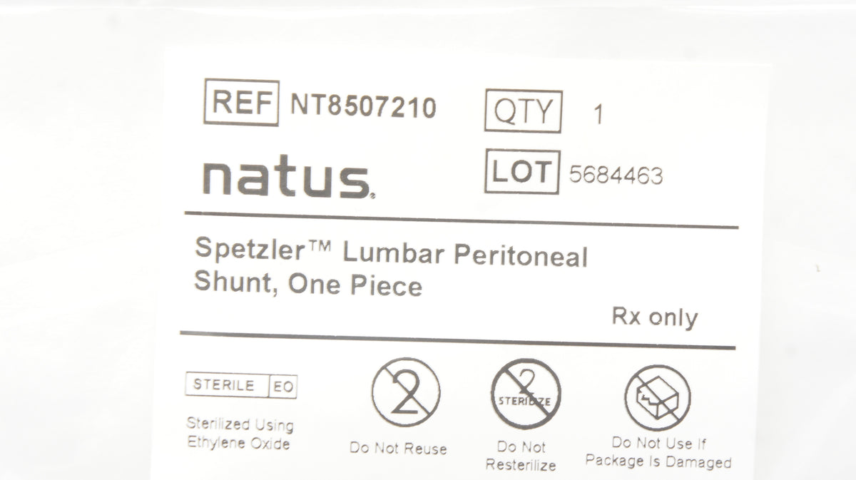 Natus NT8507210 Spetzler Lumbar Peritoneal Shunt, One Piece – Imedicsales