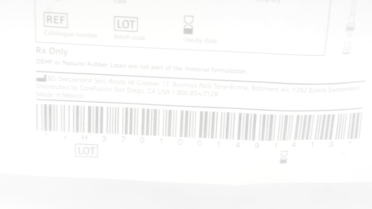 BD 10014914 Syringe Administration Set Microbore Tubing 0.7mL x 60inch ...