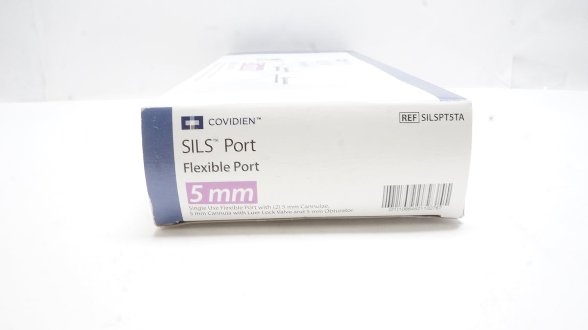 Covidien SILSPT5TA Sils Flexible Port 5mm Cannula w/Valve & 5mm Obtura ...