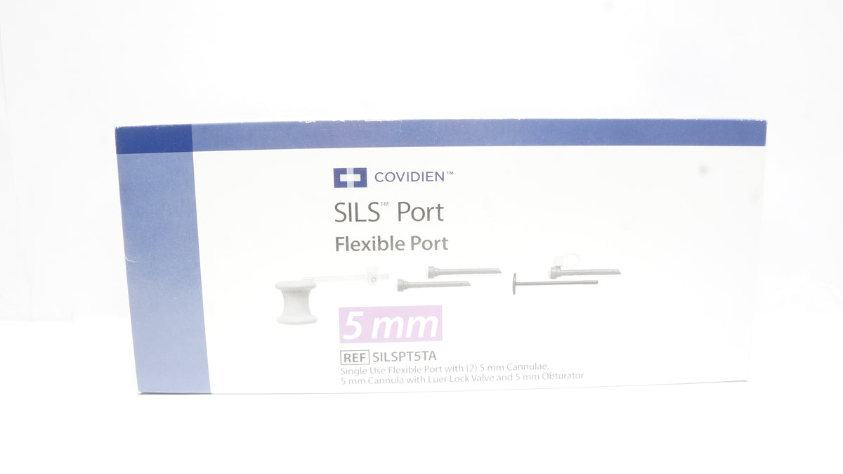 Covidien SILSPT5TA Sils Flexible Port 5mm Cannula w/Valve & 5mm Obtura ...