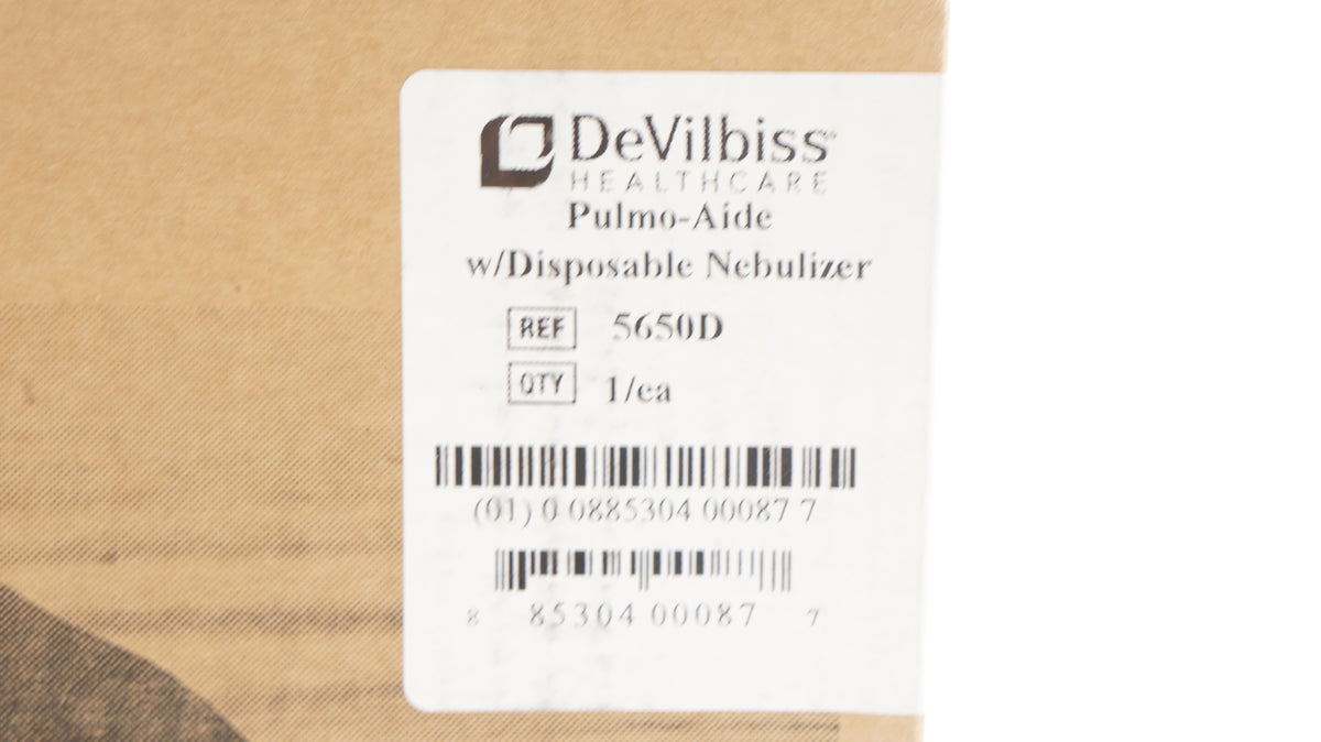 DeVilbiss Healthcare 5650D Intertek Pulmo-Aide Compressor/Nebulizer ...