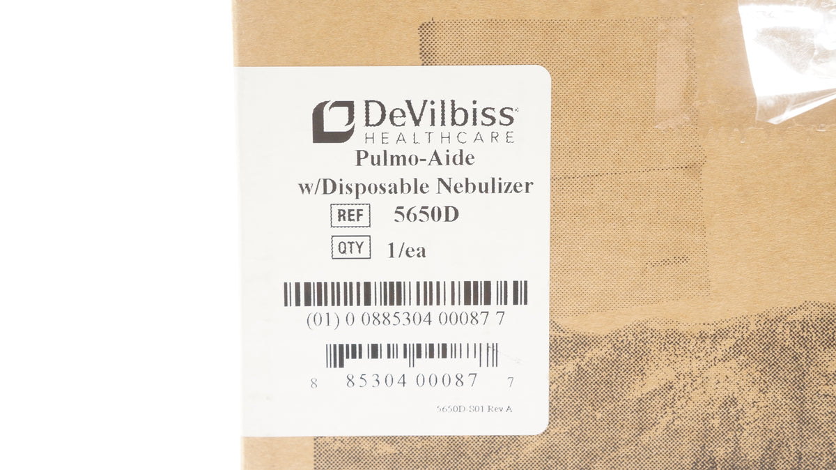 DeVilbiss Healthcare 5650D Intertek Pulmo-Aide Compressor/Nebulizer ...