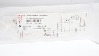 Cook Medical G10100 Yueh Centesis Disposable Catheter Needle (x ...