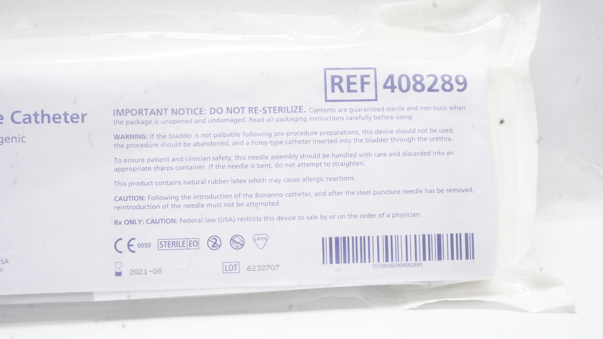 BD 408289 Bonanno Suprapubic Bladder Drainage Cath. 14G (x) – Imedicsales