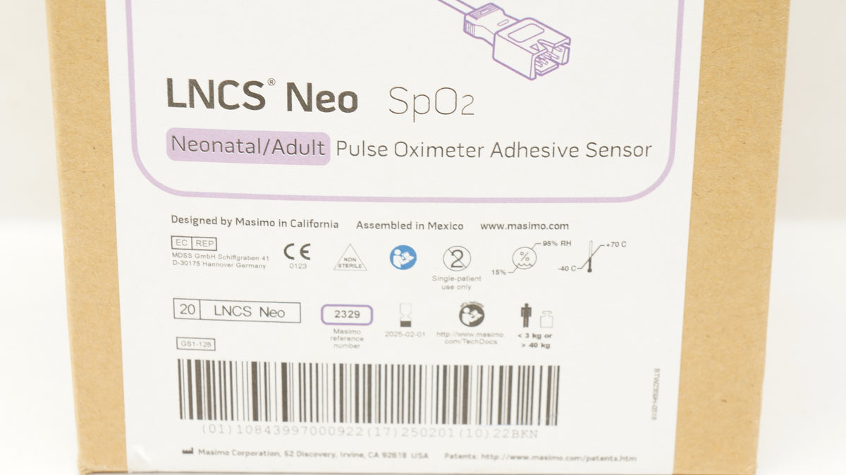 Masimo 2329 LNCS Neo Neonatal/Adult Pulse Oximeter 40kg – Imedicsales