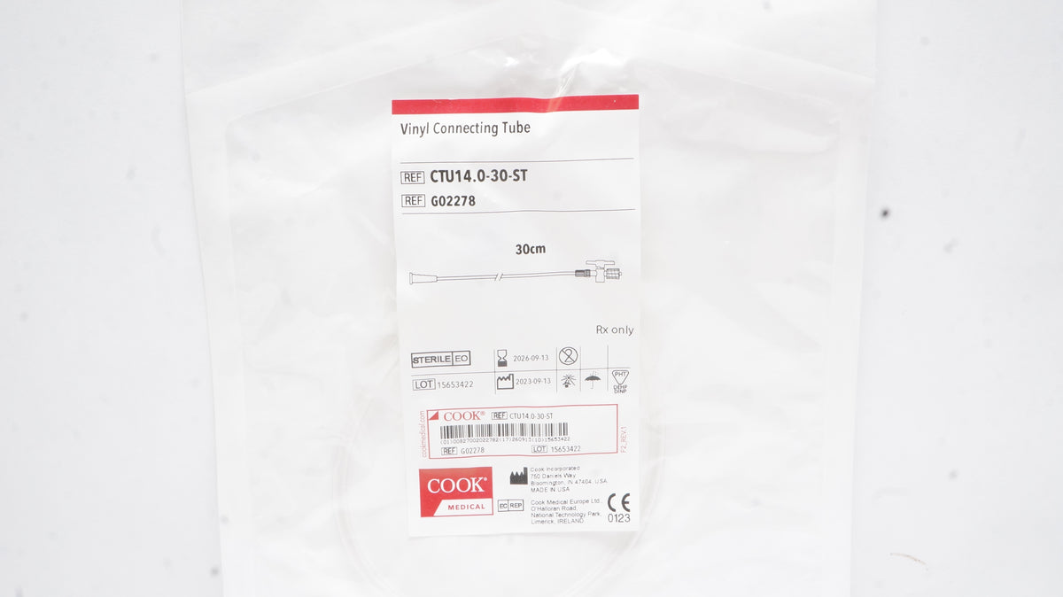Cook Medical G02278 Vinyl Connecting Tube 30 cm – Imedicsales