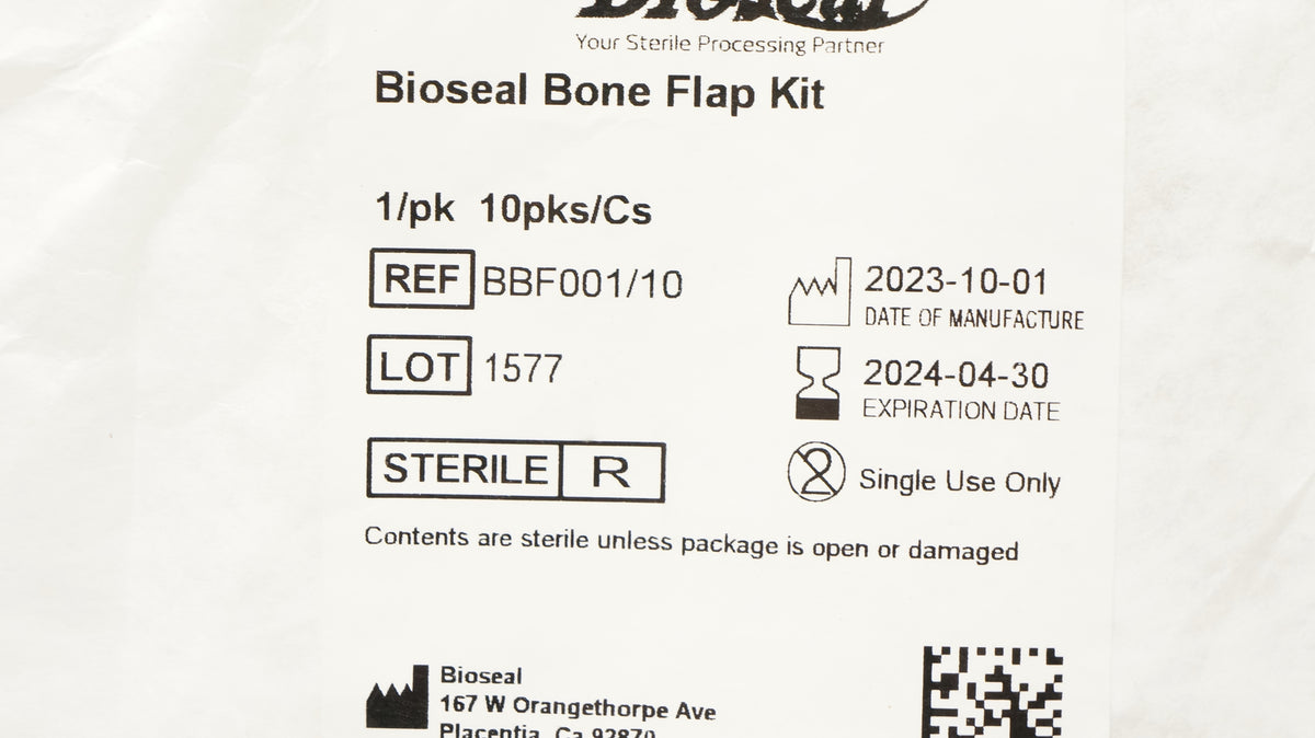 Bioseal BBF001/10 Skull Bone Flap Kit (x) – Imedicsales