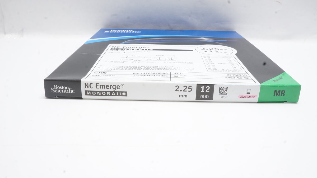 Boston Scientific 392671222 NC Emerge PTCA Dilatation Cath. 2.25mm x 1 ...