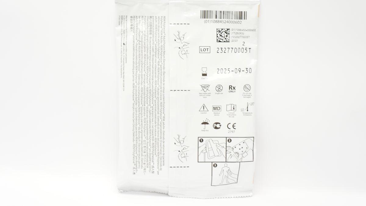 Covidien E7507DB Valleylab REM Polyhesive Adult Patient Return Electro ...