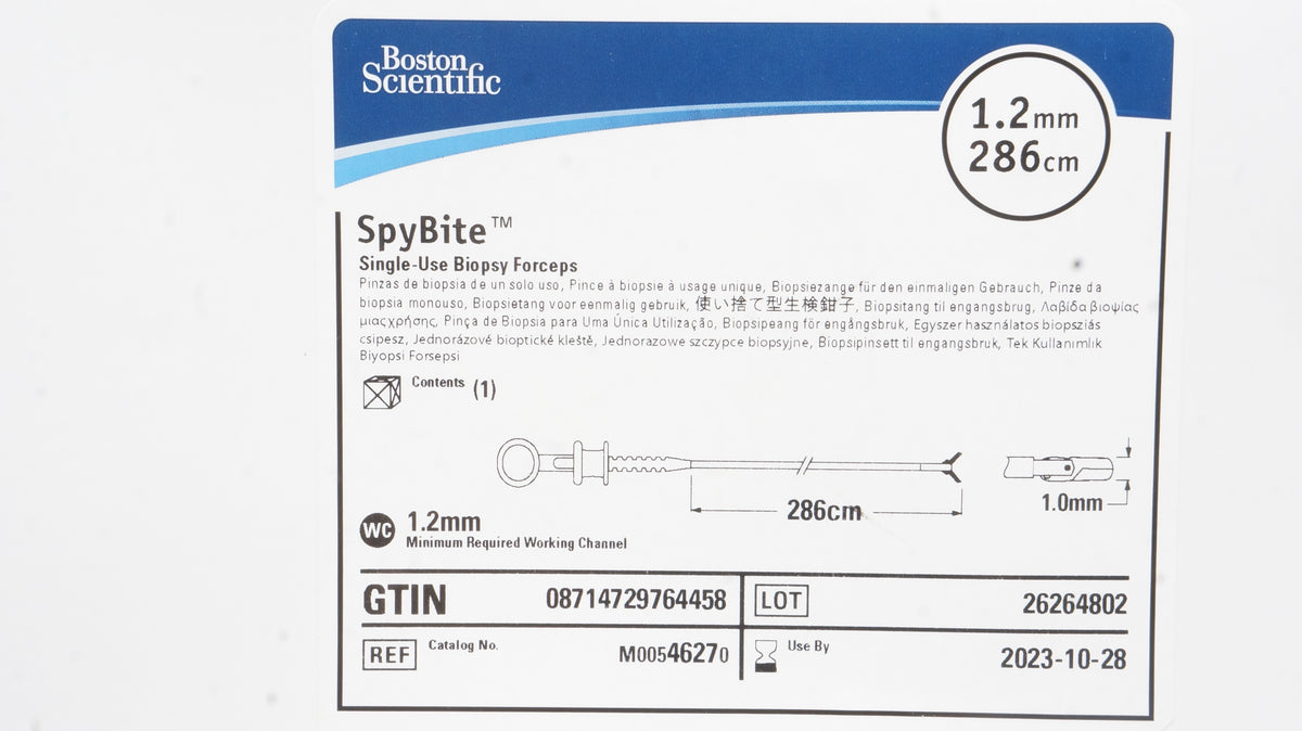 Boston Scientific M00546270 SpyBite Single-Use Biopsy Forceps 1.2mm x ...