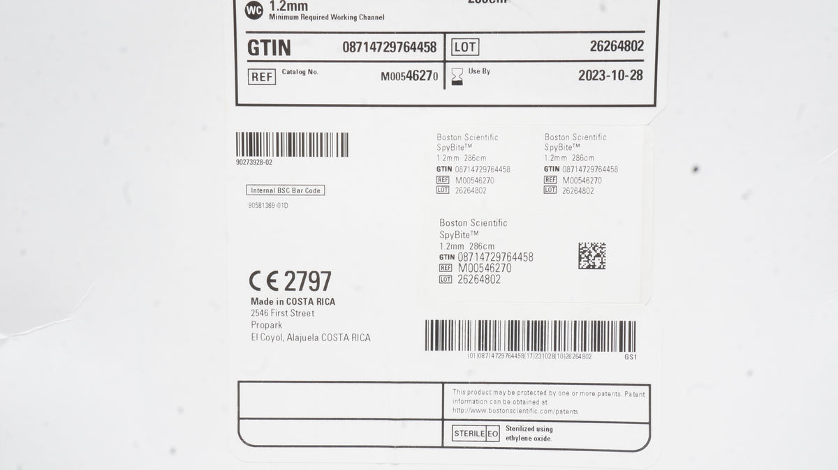 Boston Scientific M00546270 SpyBite Single-Use Biopsy Forceps 1.2mm x – Imedicsales